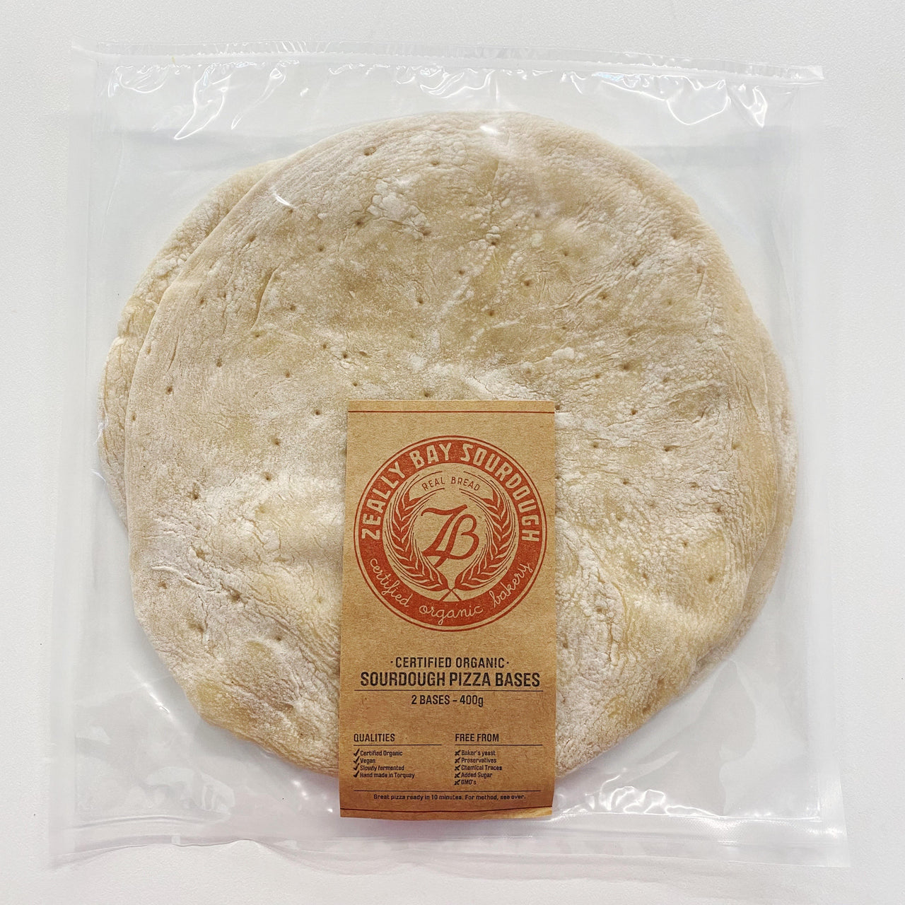 Zeally Bay Sourdough Pizza Base 2 Pack – Valerie's Pantry