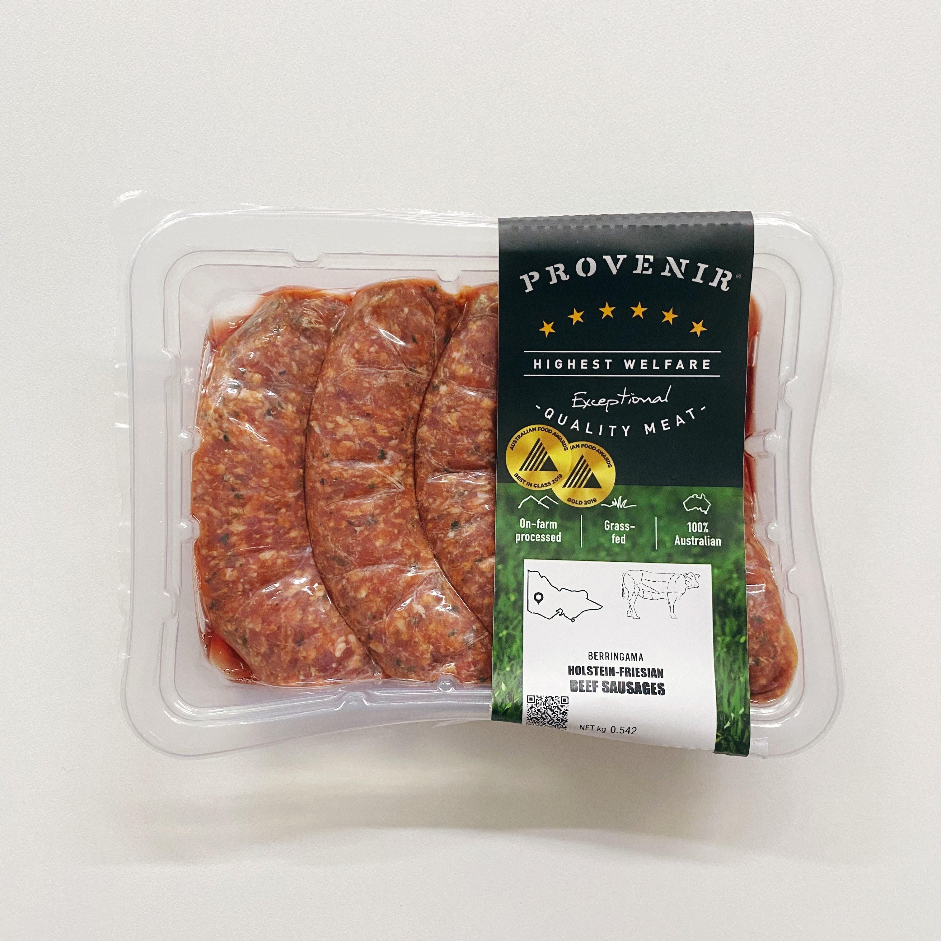 Provenir Beef Sausages – Valerie's Pantry